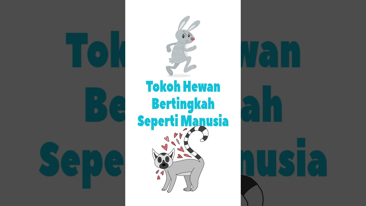 Ciri Khas Cerita Binatang (Fabel) #shorts