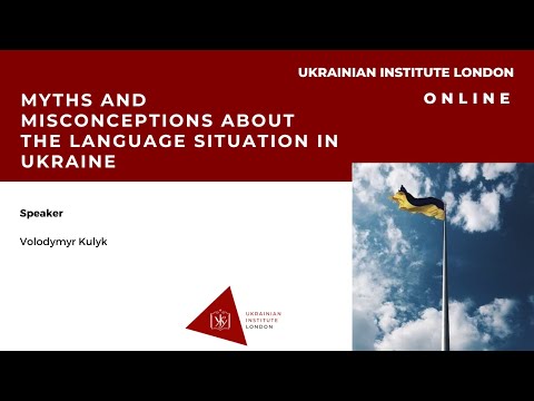 Myths and Misconceptions about the Language Situation in Ukraine