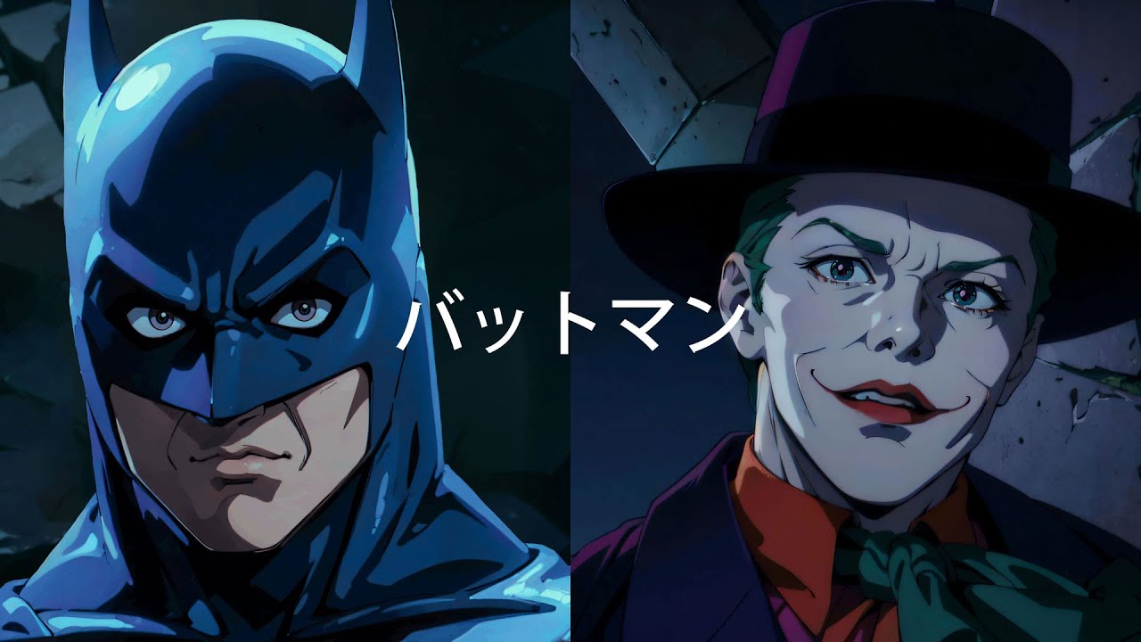 Batman 1989 as an Anime