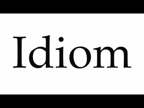 How to Pronounce Idiom