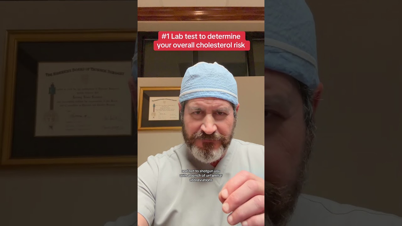 #1 Lab test to see your cholesterol risk #heartattack #cholesterol #heartdisease #heartfailure