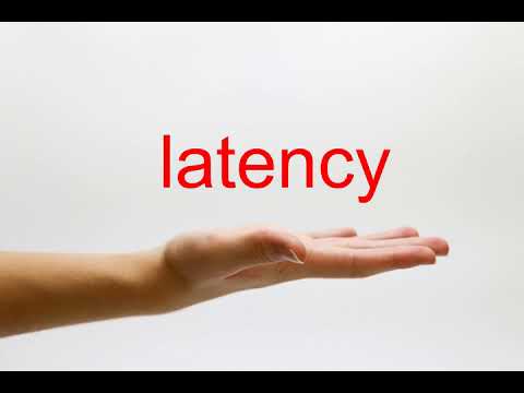 How to Pronounce latency - American English