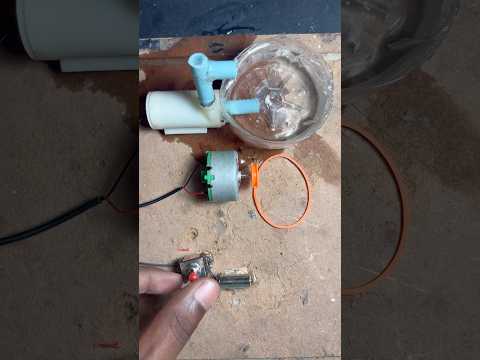 How to run mini water pump from coreless drone motor