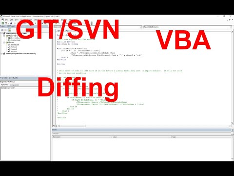 How to Export Your VBA Macros for Storage in a GIT/SVN Repository