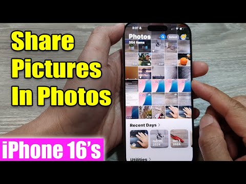 iPhone 16/16 Pro Max: How to Share Pictures In Photos