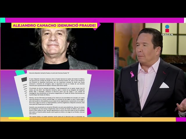 Alejandro Camacho acusa al actor Francisco Rueda por fraude y asegura ...