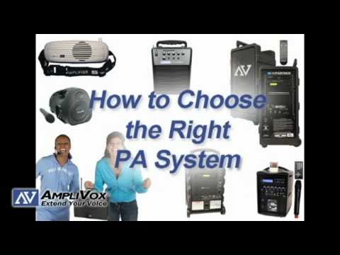 How to Choose a PA System: Size, Features, Audience Size, Coverage
