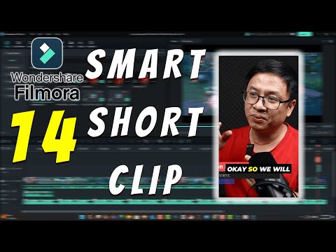 How to make YouTube Shorts in Minute with Filmora 14 AI Smart Short Clips Tutorial For Beginners