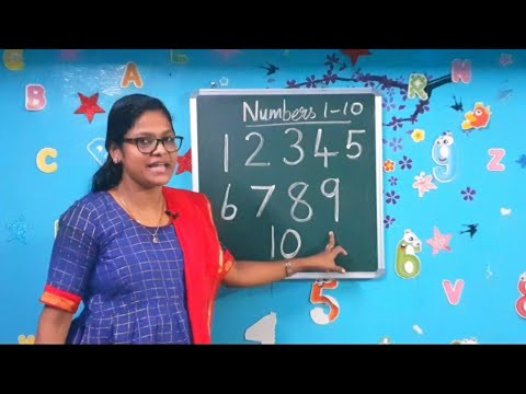 Numbers 1-10 / Number strokes/ Learn to write numbers 1-10 very easily/ 1-10 Number formation song.