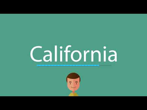 How to pronounce California