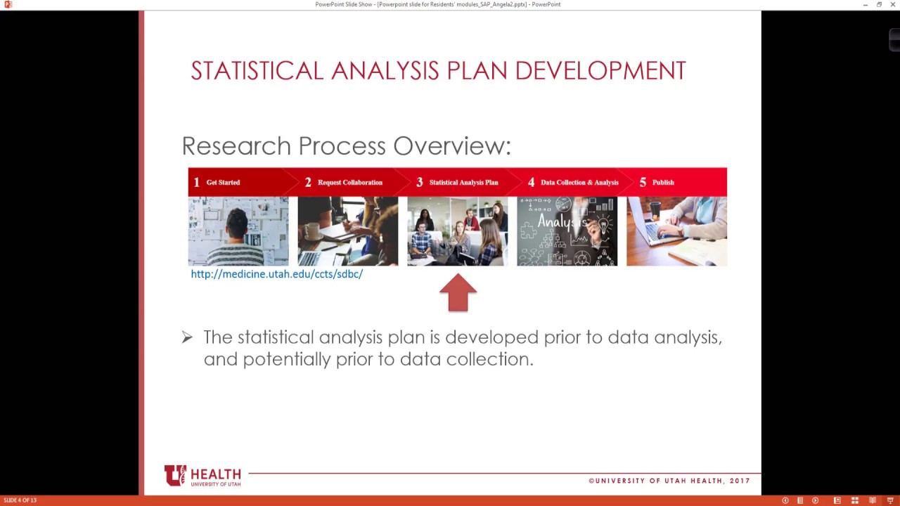Statistical Analysis Plans video