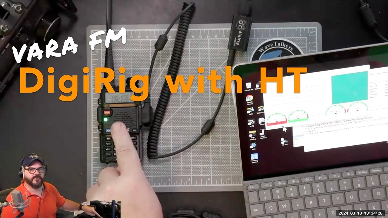 VARA FM Using DigiRig & HT