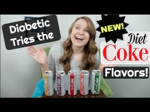 Diabetic Tries the NEW Diet Coke Flavors!