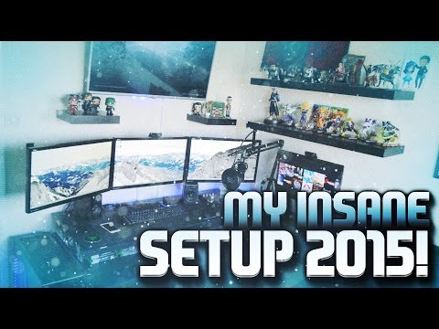 My Insane Gaming Setup/Room Tour August 2015