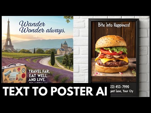Best AI for Text to Poster and Text on Image - Recraft V3