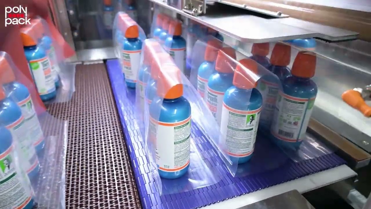 Shrink Wrap Machine for Mouthwash Multipacks