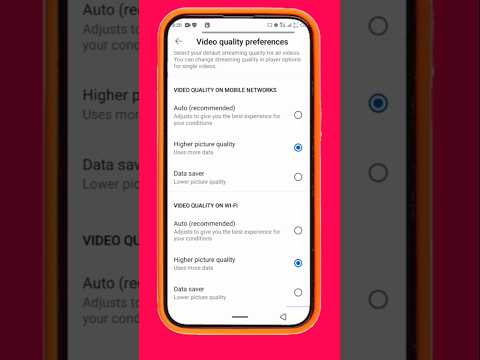 How To Upload Video In YouTube Full HD Quality|Video Quality Preference|2025#shorts