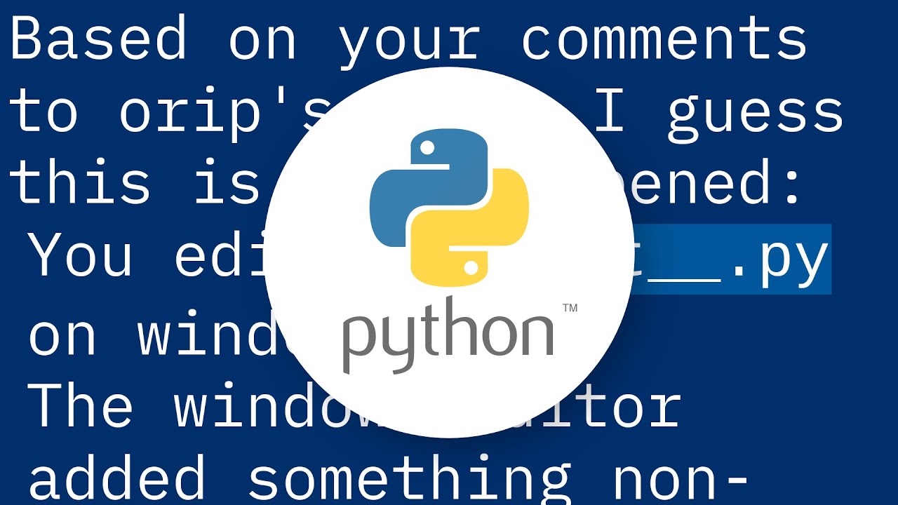 Python error 