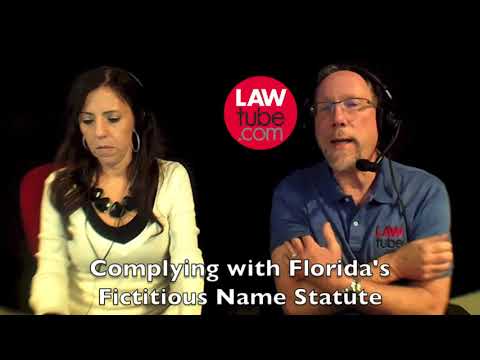 Complying with Florida's fictitious name statute