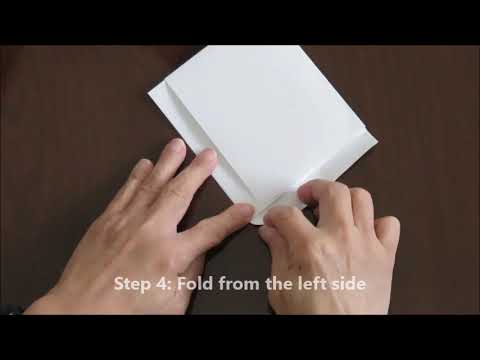 Easy CD Sleeve made from a 8.5x10 inches paper