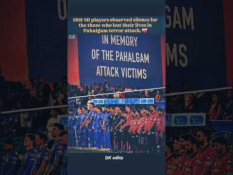 Thats why we love Cricket π«‘#ipl2025 #ipl #iplnews #kashmir#pahalgham#todaynews#cricket#mivssrh