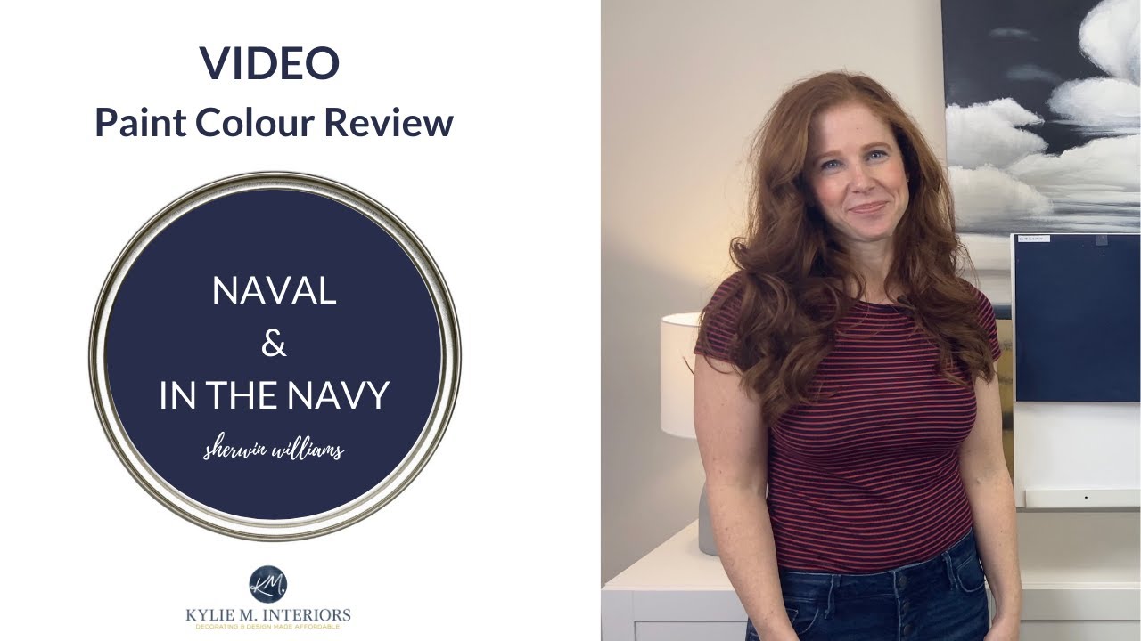 Sherwin Williams Naval and In the Navy: PAINT COLOUR REVIEWS
