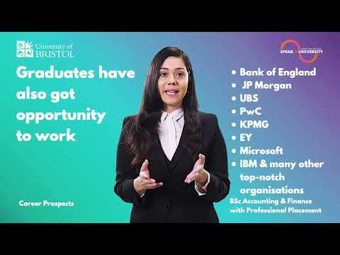 BSc Accounting & Finance with Professional Placement - Career Prospects - University of Bristol (UK)
