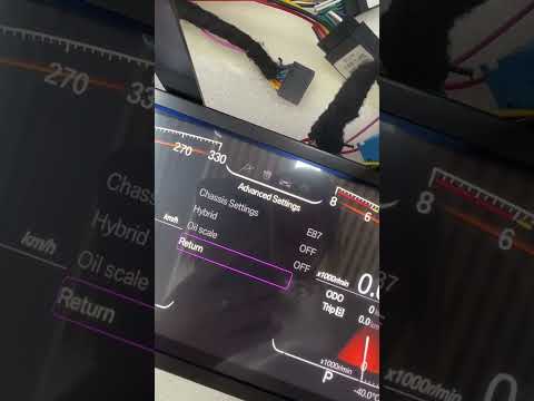 Aftermarket digital cluster for BMW E90 E91 E92 E93 M logo setting #automobile #bmwandroidauto