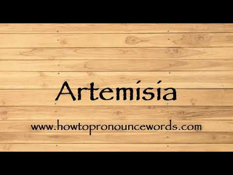 How To Pronounce Artemisia ? How To say Artemisia New Video