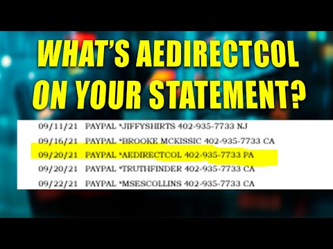 AeDirectCoL Charge On Your Credit Card Or PayPal - Which Merchant Caused It?