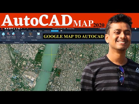 Google map to AutoCAD | AutoCAD LT software (2020)