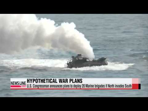 U.S. plans to deploy 20 marine brigades in event of war on peninsula