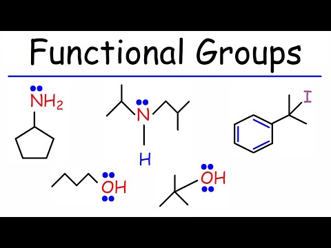 Functional Groups - Primary, Secondary, Tertiary - Alcohols, Amines, & Alkyl Halides