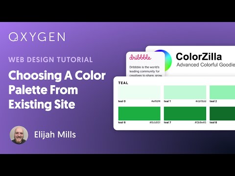 Choosing A Color Palette From An Existing Website