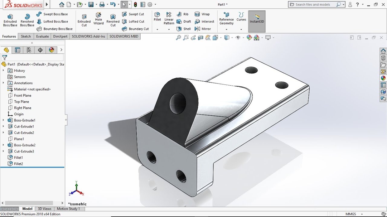 Solidworks Exercise 28 [Tutorial For Beginner]