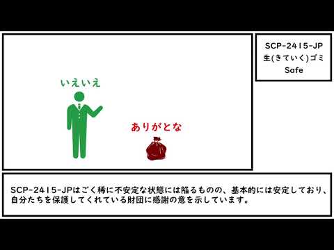 【ゆっくり紹介】SCP-2415-JP【生(きていく)ゴミ】