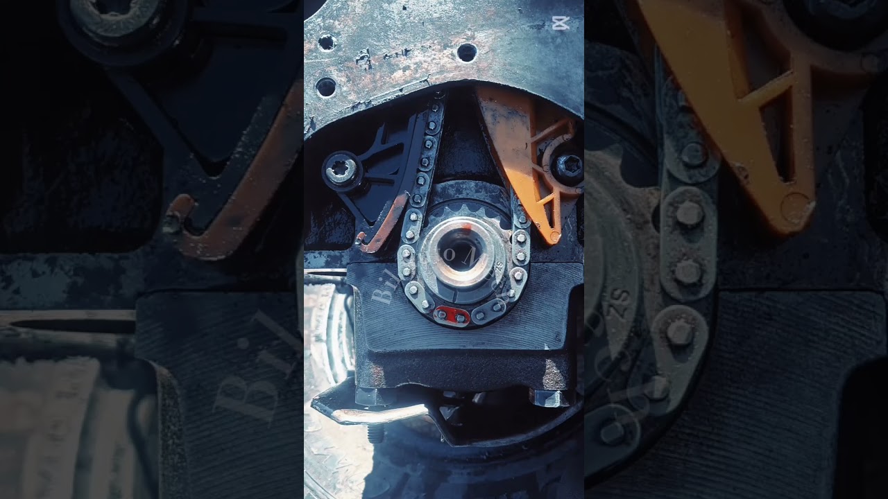 Timing marks for Ford bantam rocam engine.