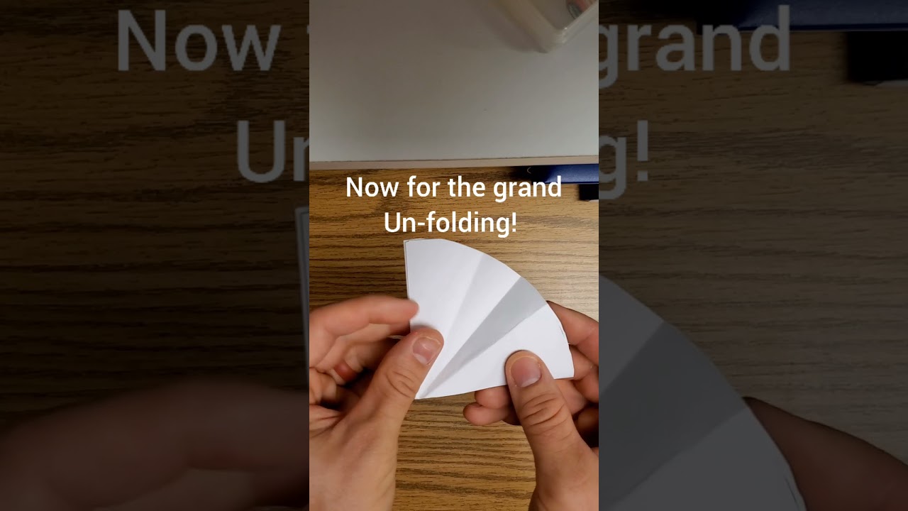 Folding the Unit Circle, then labeling it!