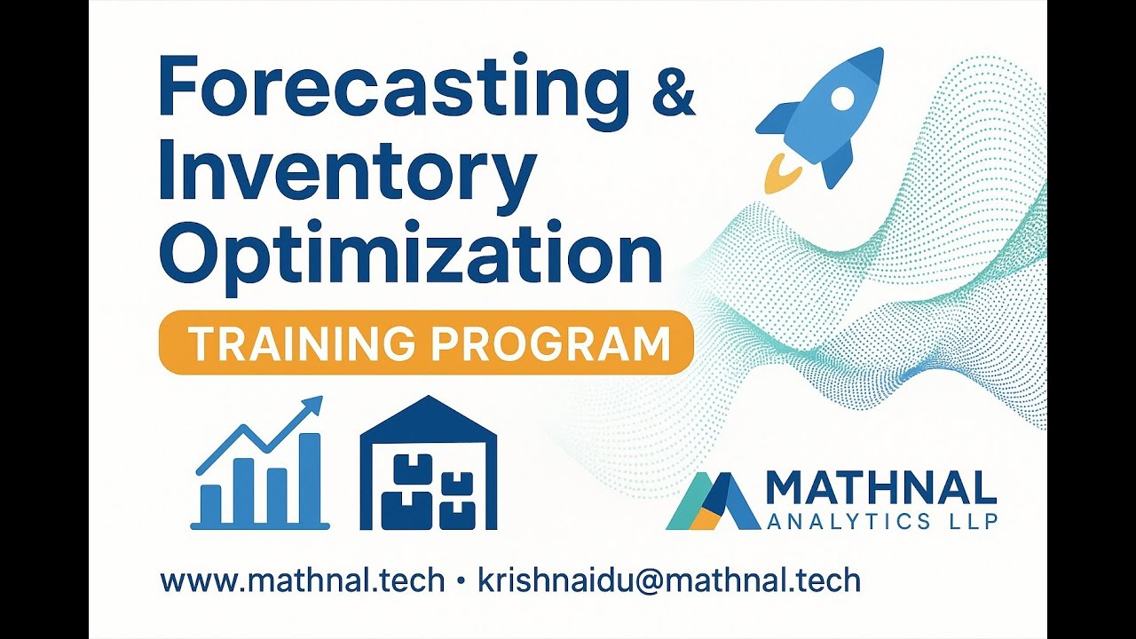 Demand Forecasting & Inventory Optimization Training | Become a Supply Chain ML Engineer 🚀