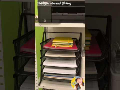 Five layers wire mesh file tray