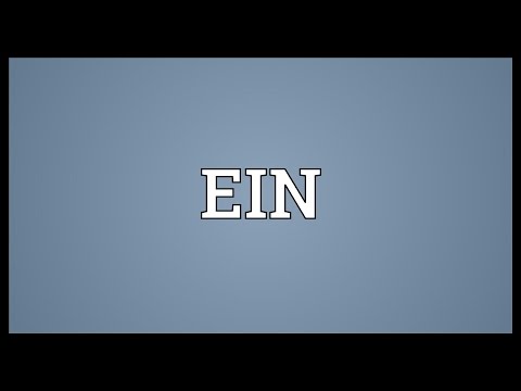 EIN Meaning