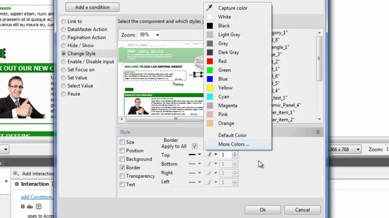 Web prototype tutorial: Rich Interactions