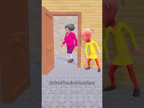 Granny Hotel - Hide from Horror Scary Teacher! 🏨👻🎮 #Horror #Game #animation #scaryteacher3d