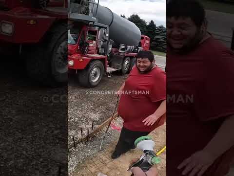 Ryan demands darry jr to work or he wont pay him #fyp #concrete #concretelife #victoryoutdoorservice