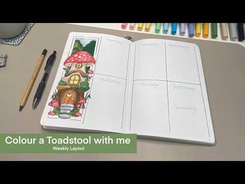 Doodling A Toadstool Weekly - journal page