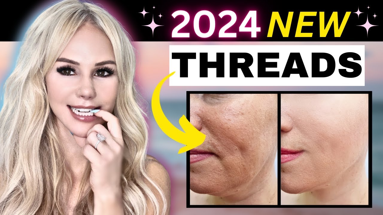 REMOVE jowls, nasolabial folds, saggy neck (new technique) PDO THREAD-LIFT