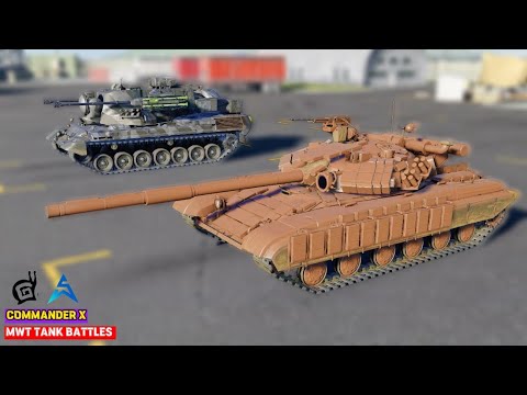 Gepard 1A2 & T64-BV MWT Tank Battles Gameplay Tier 3