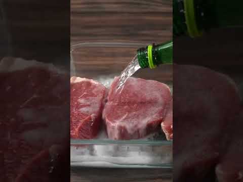 Sparkling WATER Steak Tenderizer!