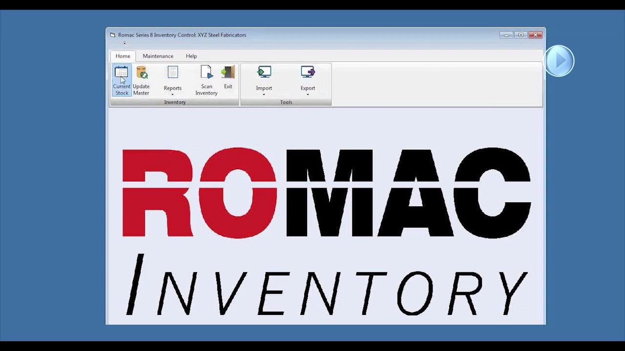 Inventory Control Series 8 Introduction