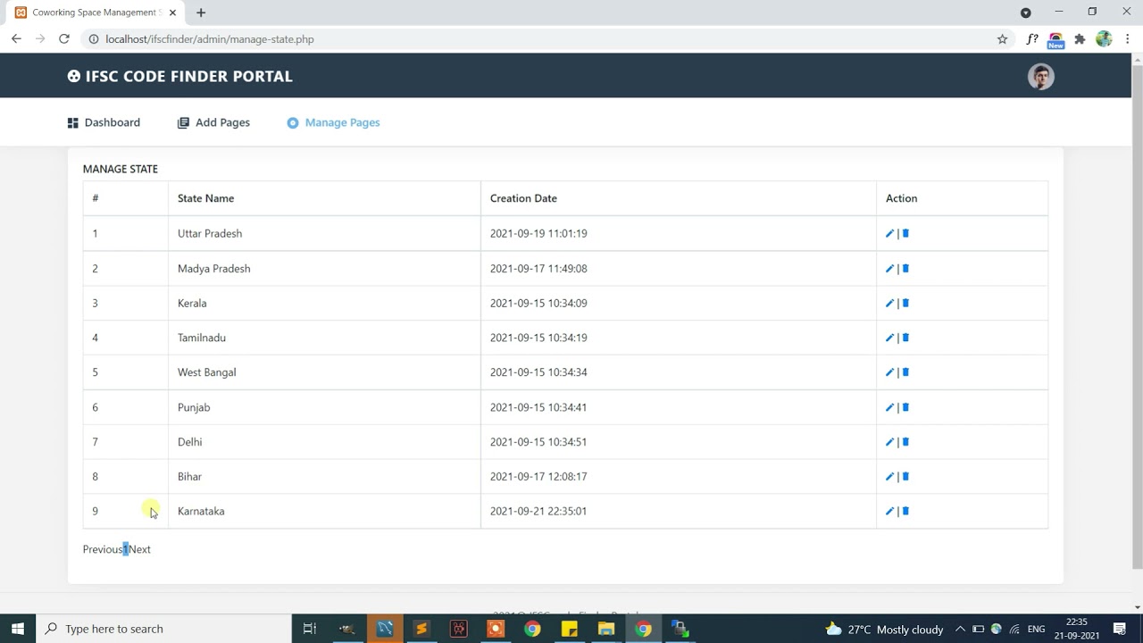 IFSC Code Finder Project Using PHP
